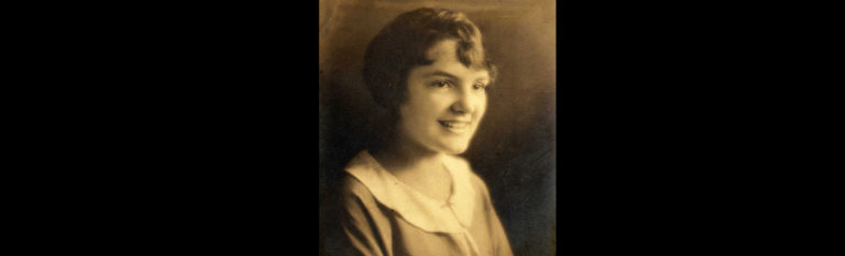 Angela Gregory, 1923. Tulane University Archive.